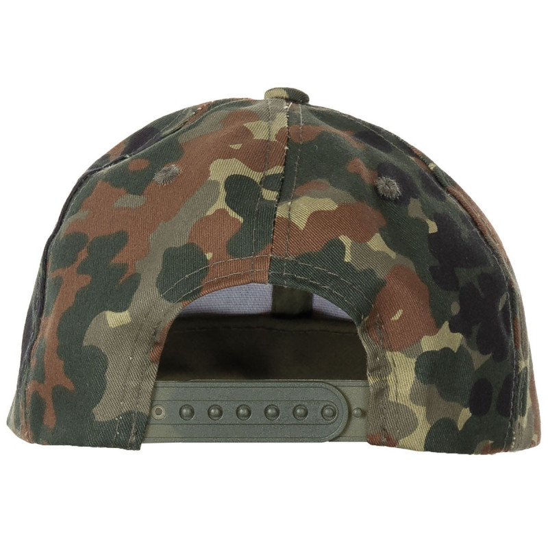 NEU Kinder BB Cap, mit Schild, größenverstellbar, flecktarn